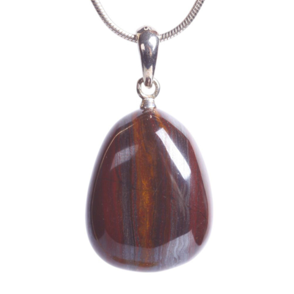 Pendant silver - Tiger Iron - The Old Earth