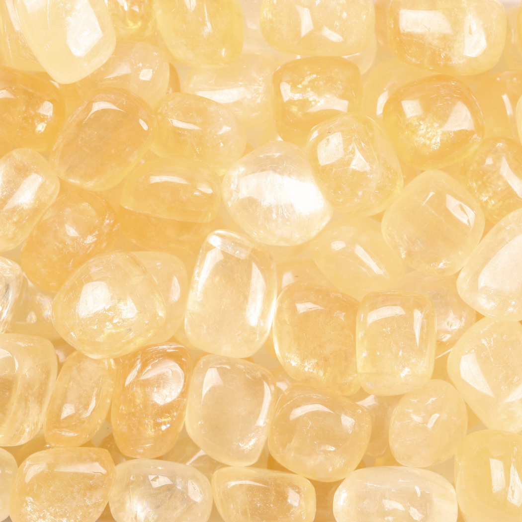 Tumble - Calite clear Yellow - The Old Earth
