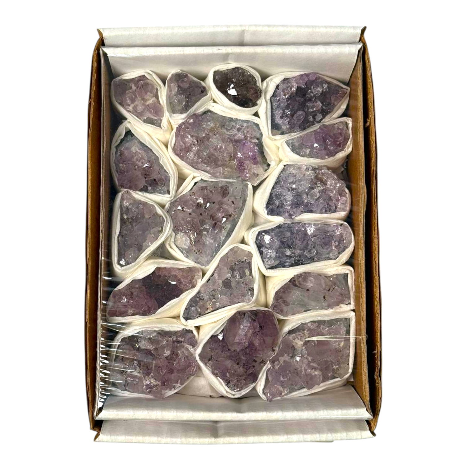 Box - Amethyst clusters #2 - The Old Earth