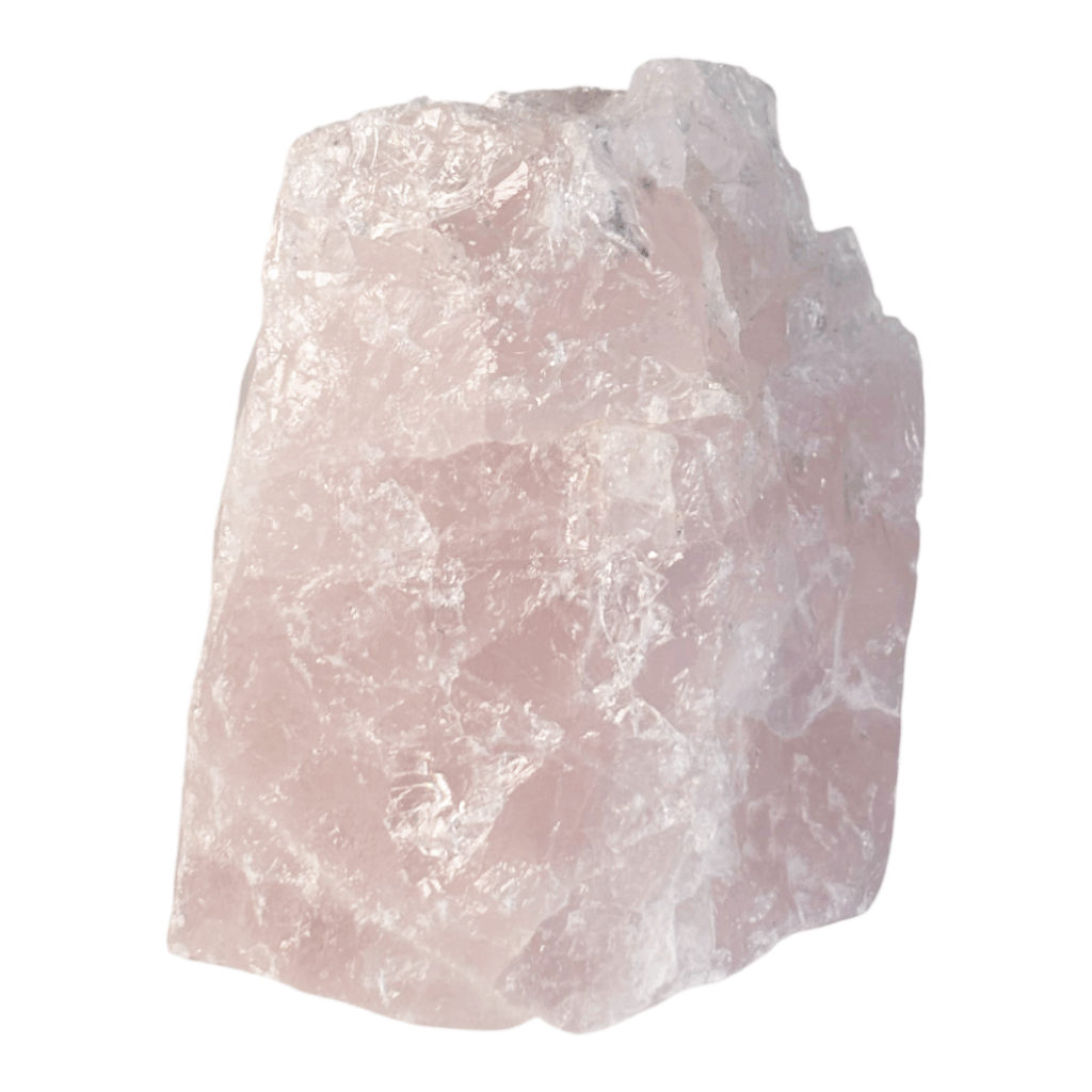 Cut/Base - One side polished - Rose Quartz #2 - The Old Earth